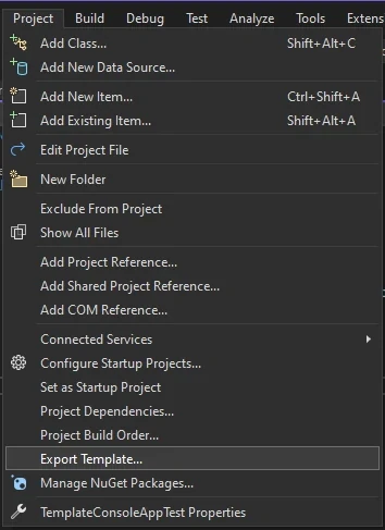 Create multi-project templates in Visual Studio - Drygast.NET