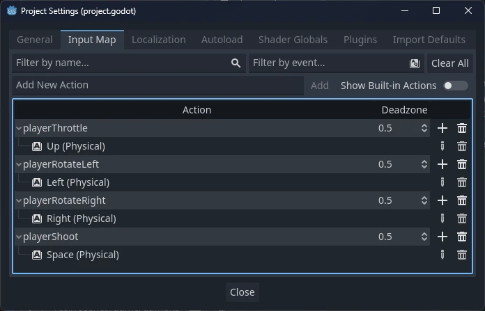Asteroids clone in Godot - Drygast.NET